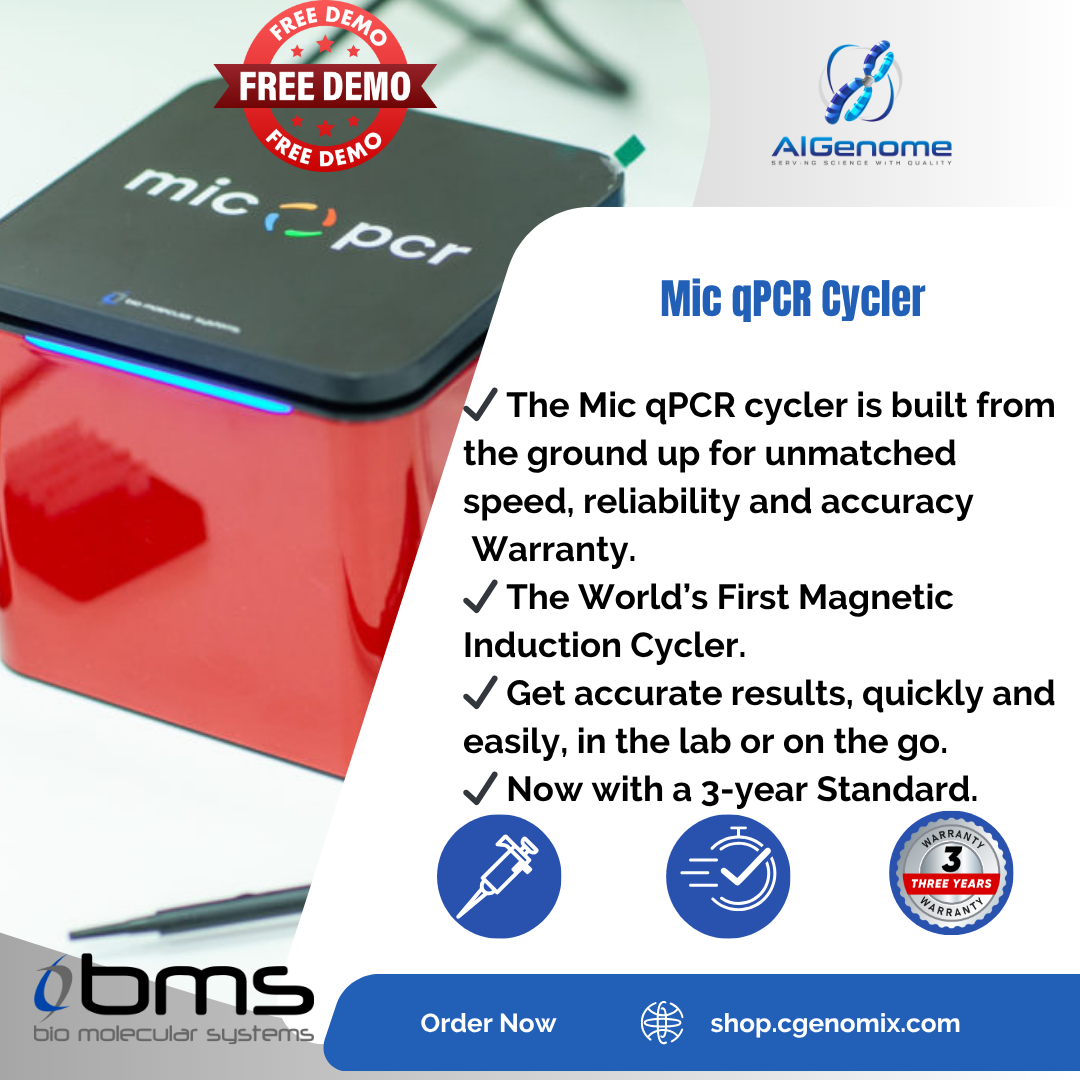 Meet Mic: The World’s First Magnetic Induction qPCR Cycler - AlGenome ...